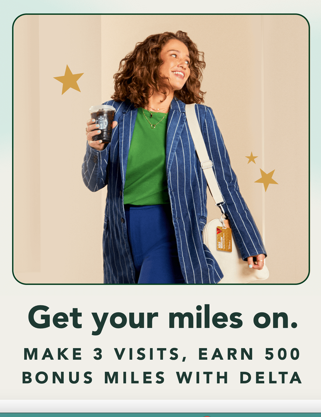 Earn up to 500 bonus Delta SkyMiles with this Starbucks offer - The Points Guy